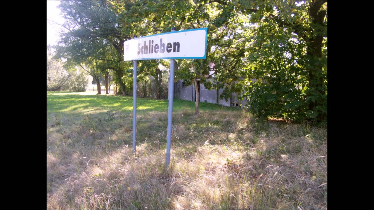 Auf den Spuren der Niederlausitzer Eisenbahn: Bahnhof Schlieben - YouTube