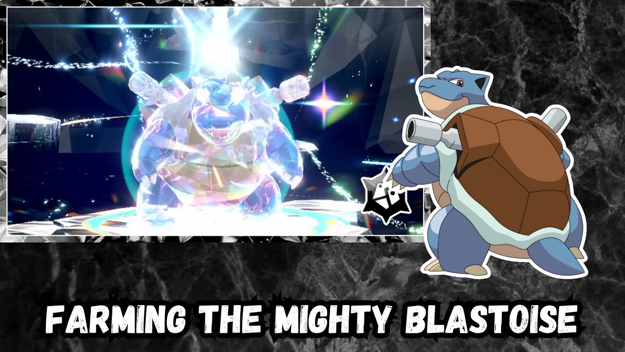 MIGHTY BLASTOISE RAID [STEEL TERA TYPE] - YouTube