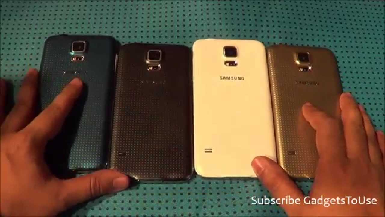 Samsung Galaxy S5 Colors Comparison Review Looks, Bezel Color and ...