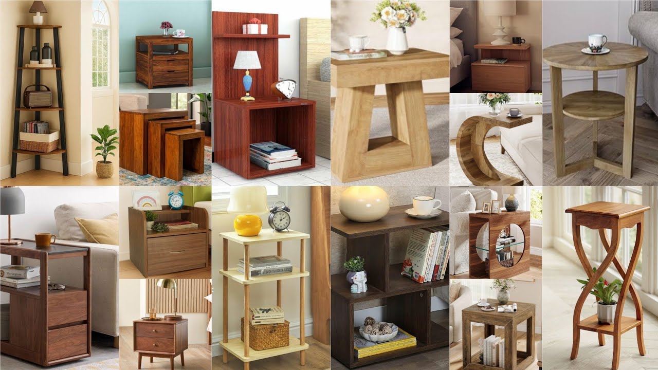 Modern small wooden furniture design ideas/Wood furniture ideas/ - YouTube