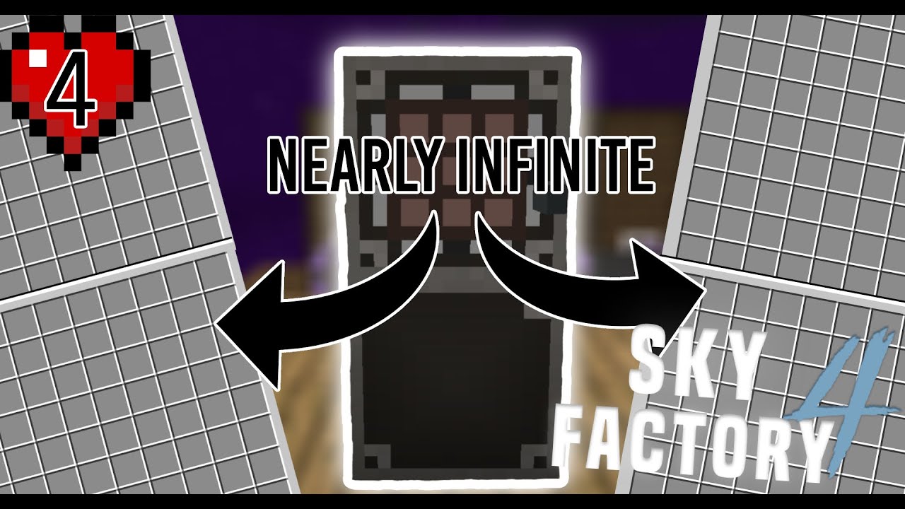 Sky Factory 4 | Nearly Infinite Storage! (#4) - YouTube