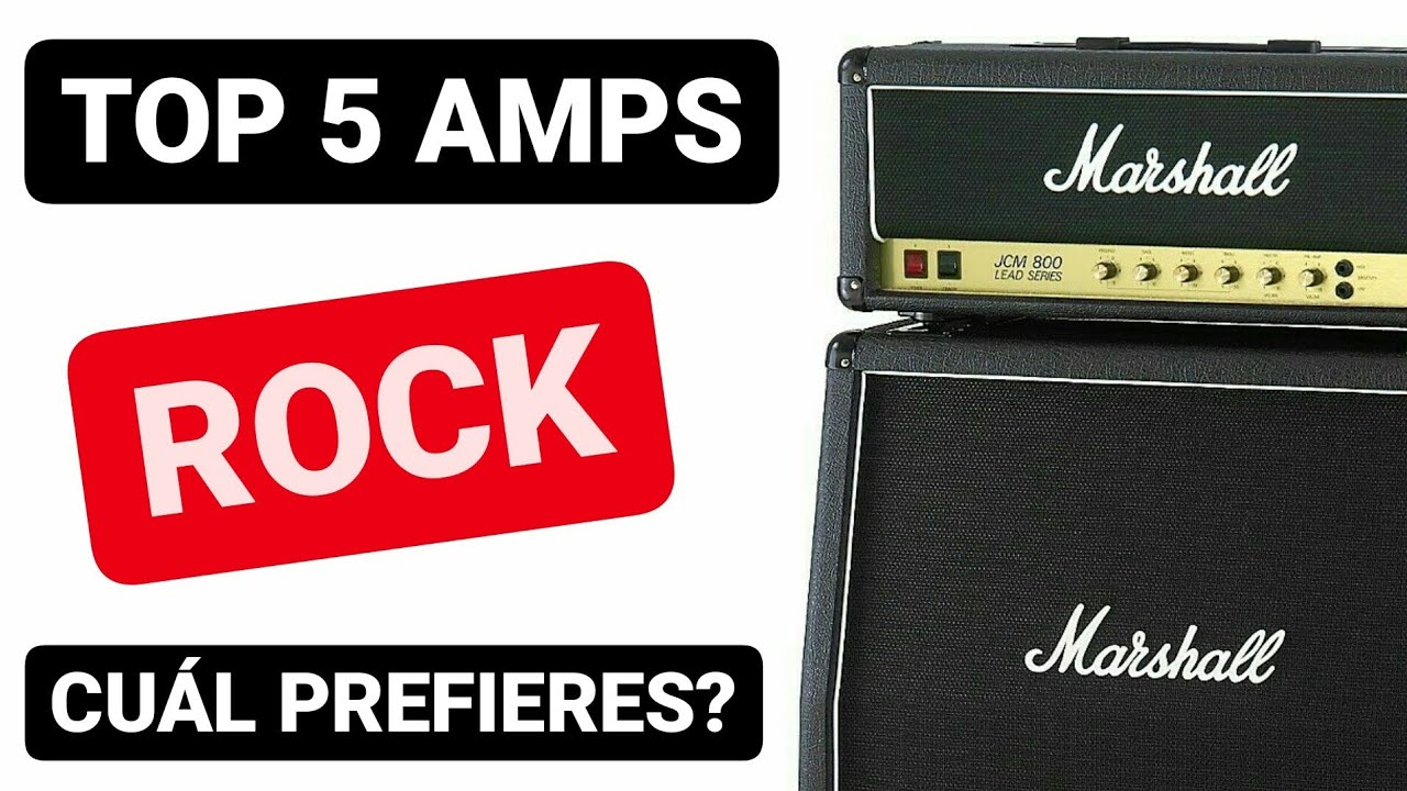 TOP 5 AMPLIFICADORES PARA ROCK - LOS MEJORES AMPLIFICADORES DE GUITARRA ...