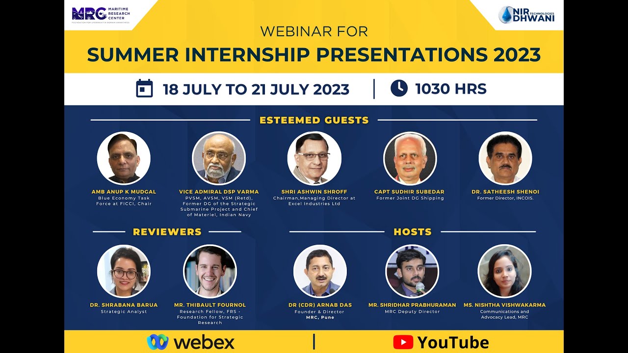 Day 2 | Webinar for Summer Internship Presentations 2023 - YouTube