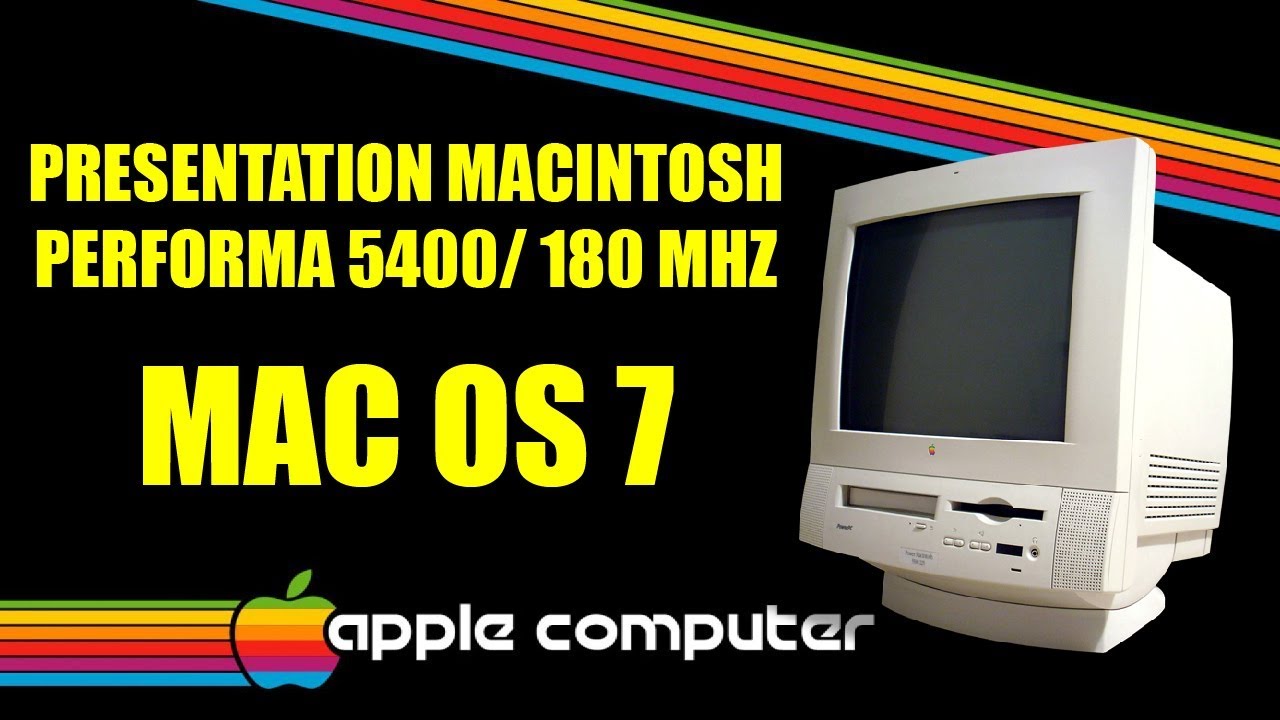 PRESENTATION D'UN MAC PERFORMA 5400 (1996) - YouTube