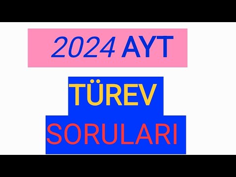 2024 AYT TÜREV SORULARI KOLAY MIYDI?