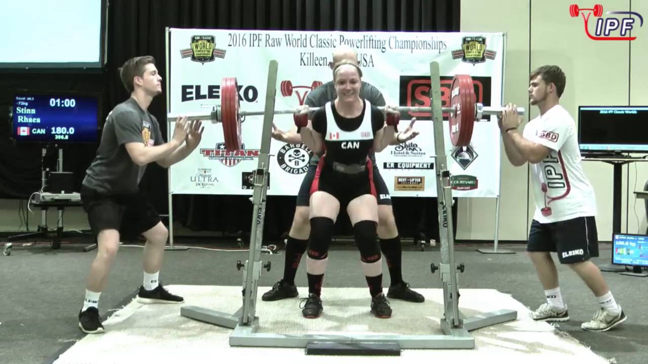 RHAEA STINN | 2016 IPF OPEN RAW WORLD CHAMPIONSHIPS | (6/24/2016) - YouTube