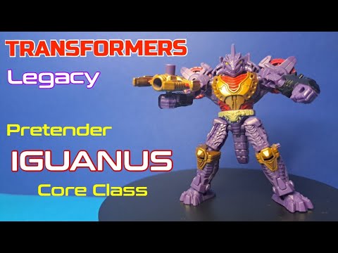 Transformers IGUANUS Legacy Core Class - YouTube