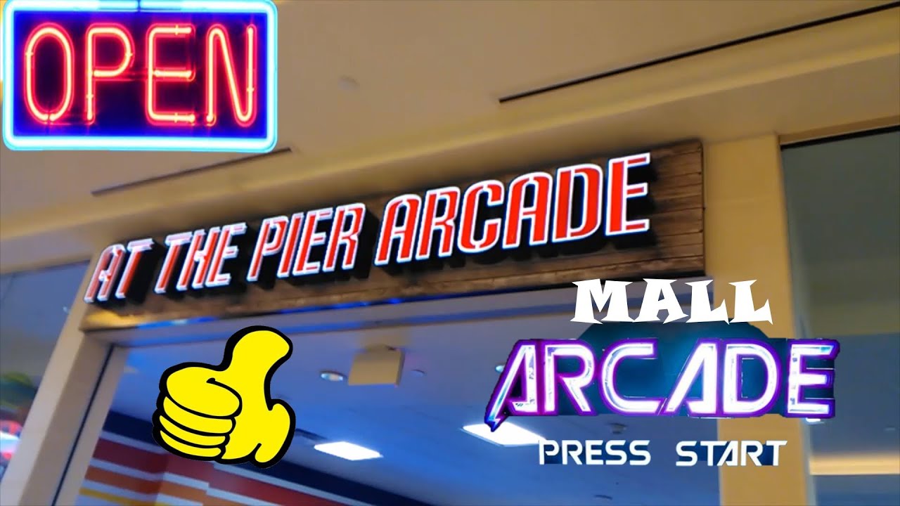 At The Pier Arcade Las Vegas/ MODERN ARCADE TOUR🕹This Place is cool ...