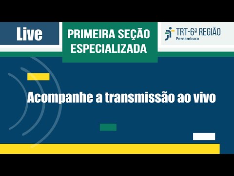 TRT6 -  Sessões SEDI 1 e Pleno -  08/06/2026
