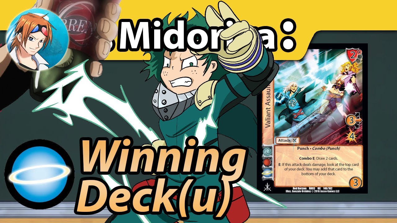 :Izuku Midoriya: MHA Deck Analysis (UniVersus TCG) - YouTube