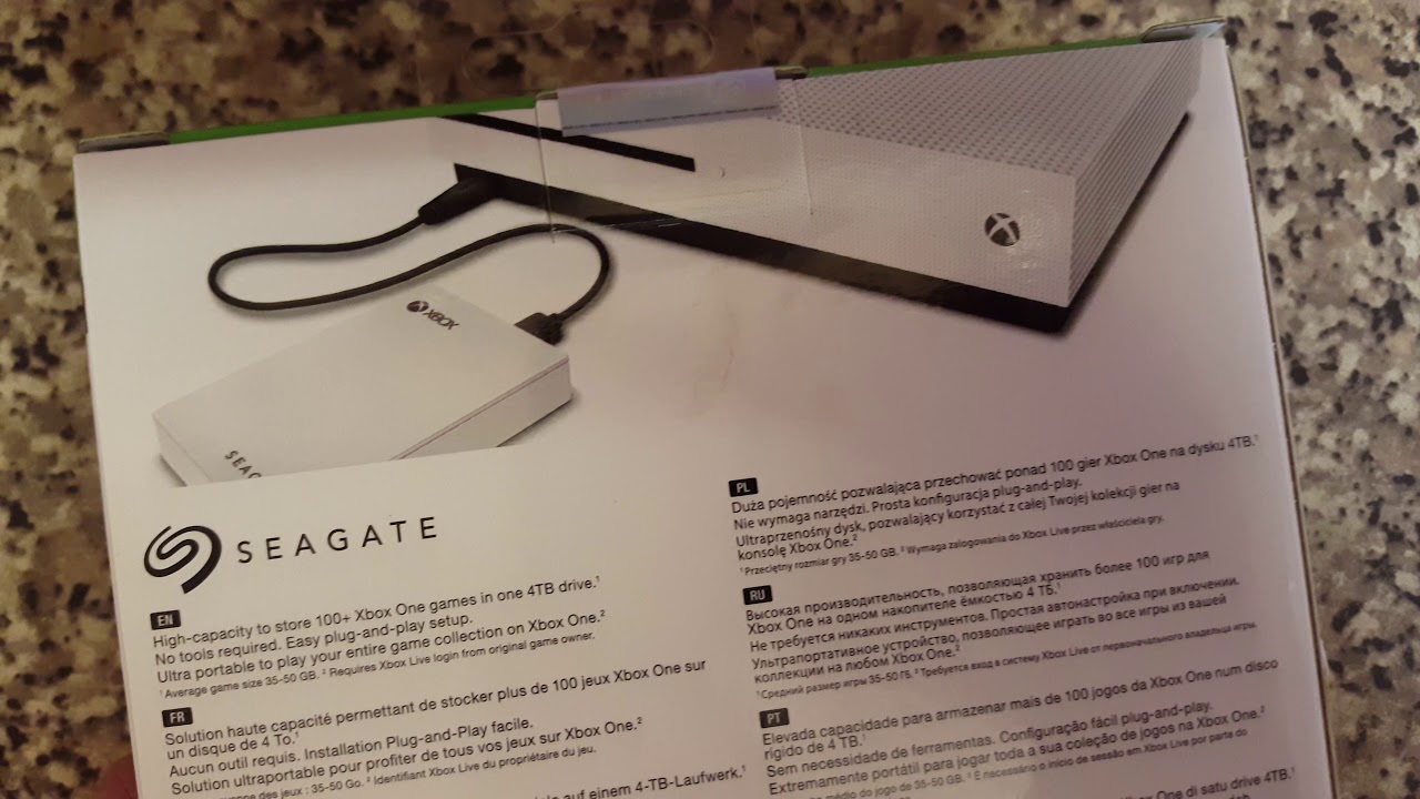 Seagate: Xbox One Game Drive. 4tb Hard drive. Plus Game Pass 2 months ...