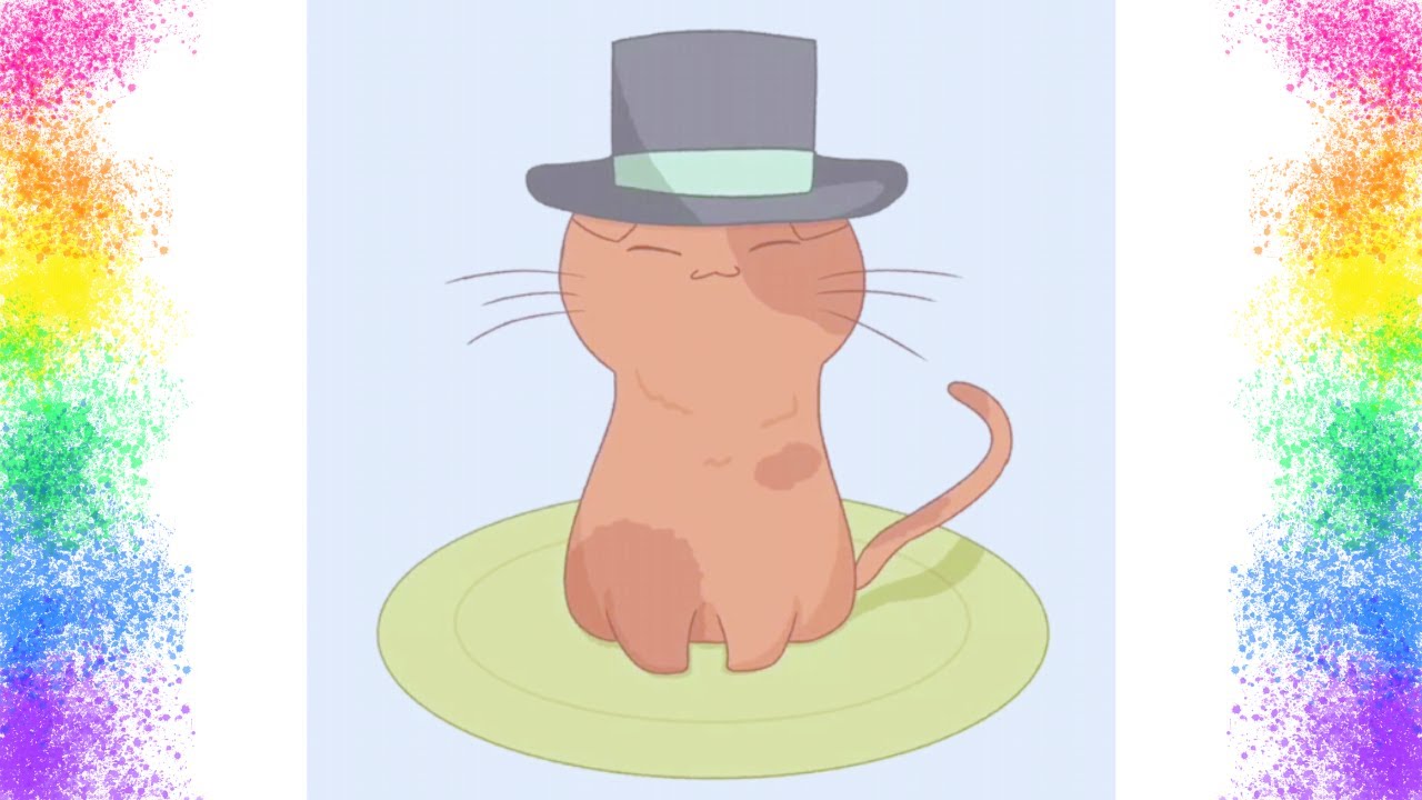 How to Draw a Cute Cat with a Hat - Drawing Cat Step By Step - Easy ...