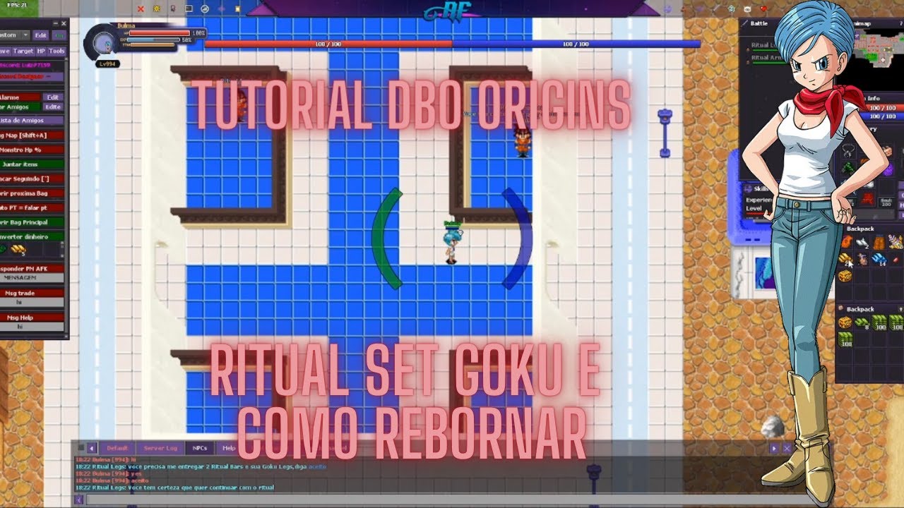 Ritual do set Goku🔥Tutorial DBO Origins Pt.5🔥 tibia,nto,novo server dbo,ndbo,2023, mobile - YouTube