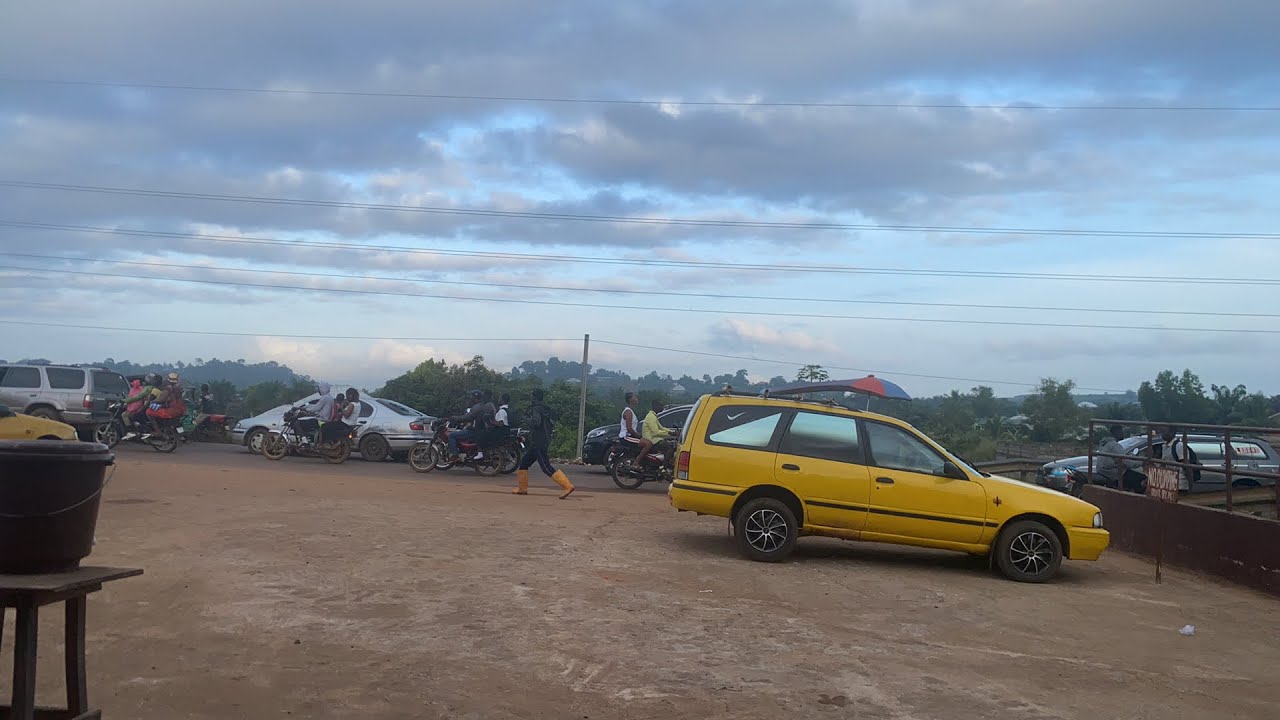 Enjoy the early morning gees and traffic in Liberia Africa - YouTube