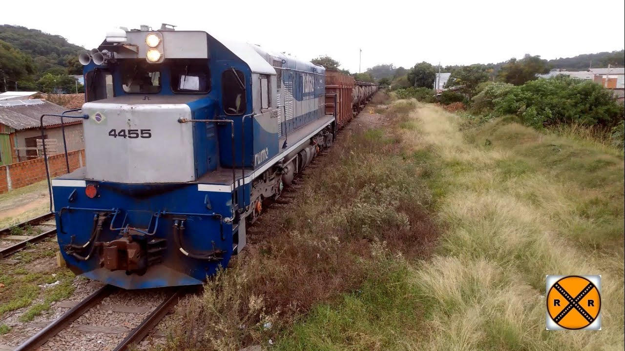 (4K) RUMO — Trem Tanqueiro T09 — Santa Maria RS — 19/04/2023 — 12:41 P ...