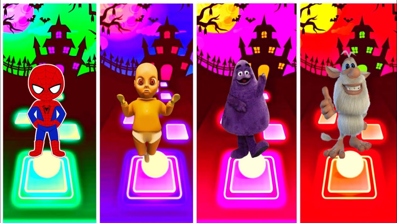 Spider Man 2D🆚The Baby in Yellow🆚The Grimace Shake McDonald’s Drink🆚 ...
