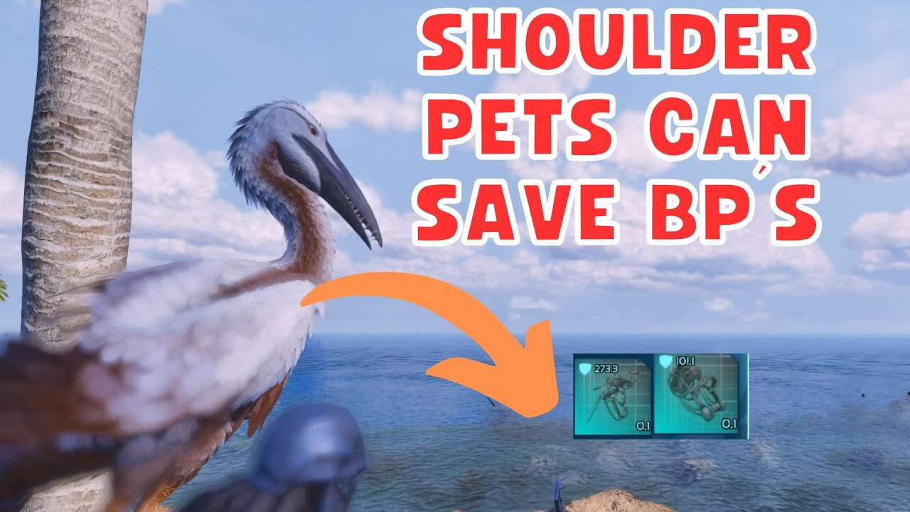 Shoulder Pets = Lootsaver 😱 | Ark Ascended - YouTube