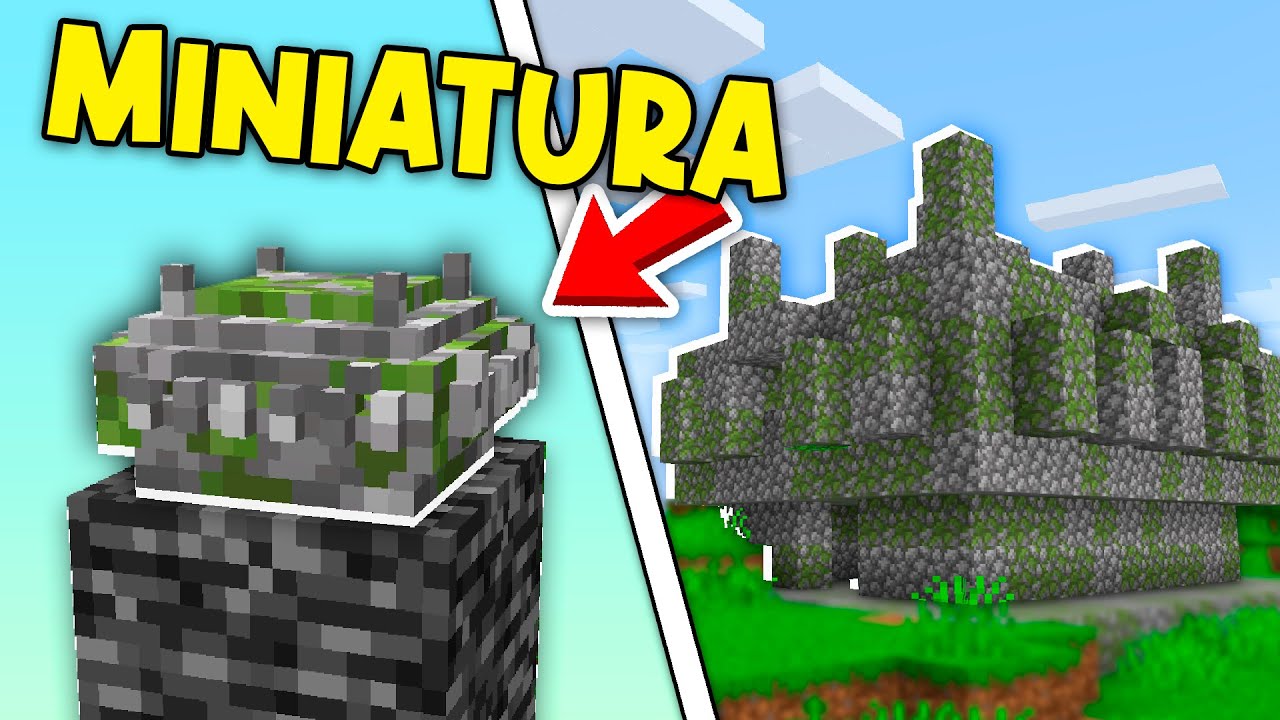 Recreé las Estructuras de Minecraft en Miniatura👌 - YouTube