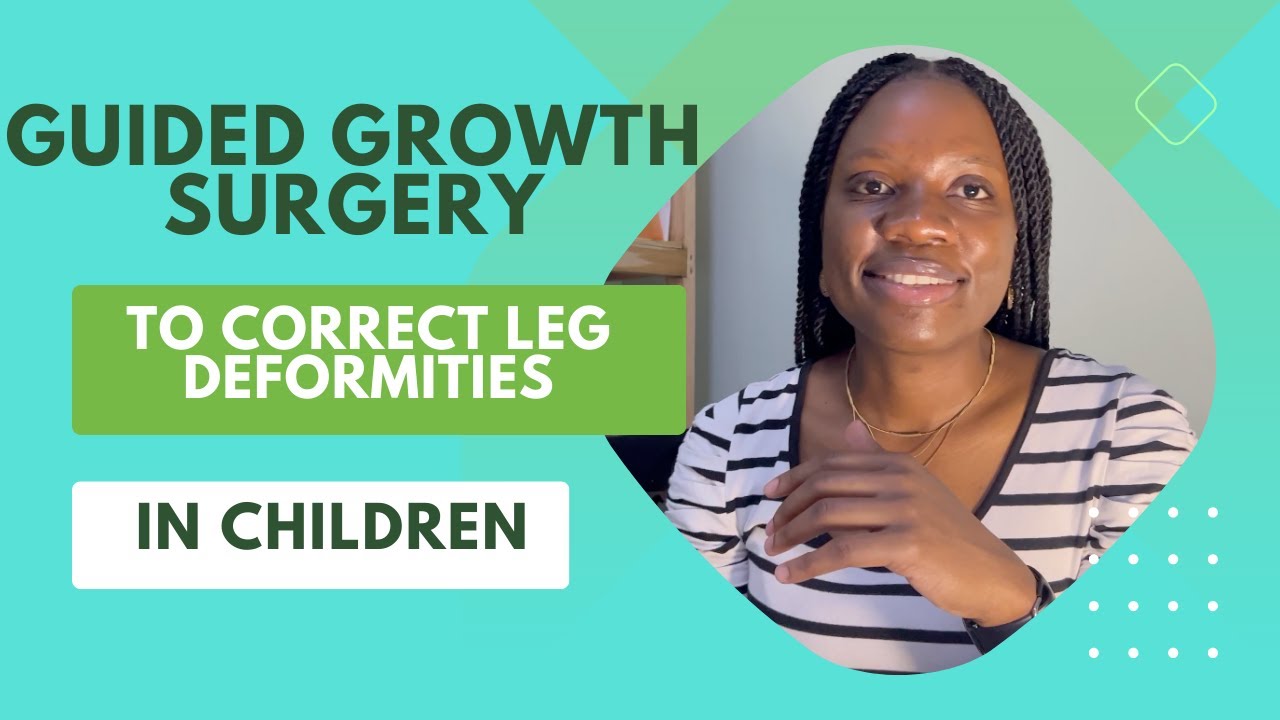 Guided growth surgery to correct leg deformities in children - YouTube