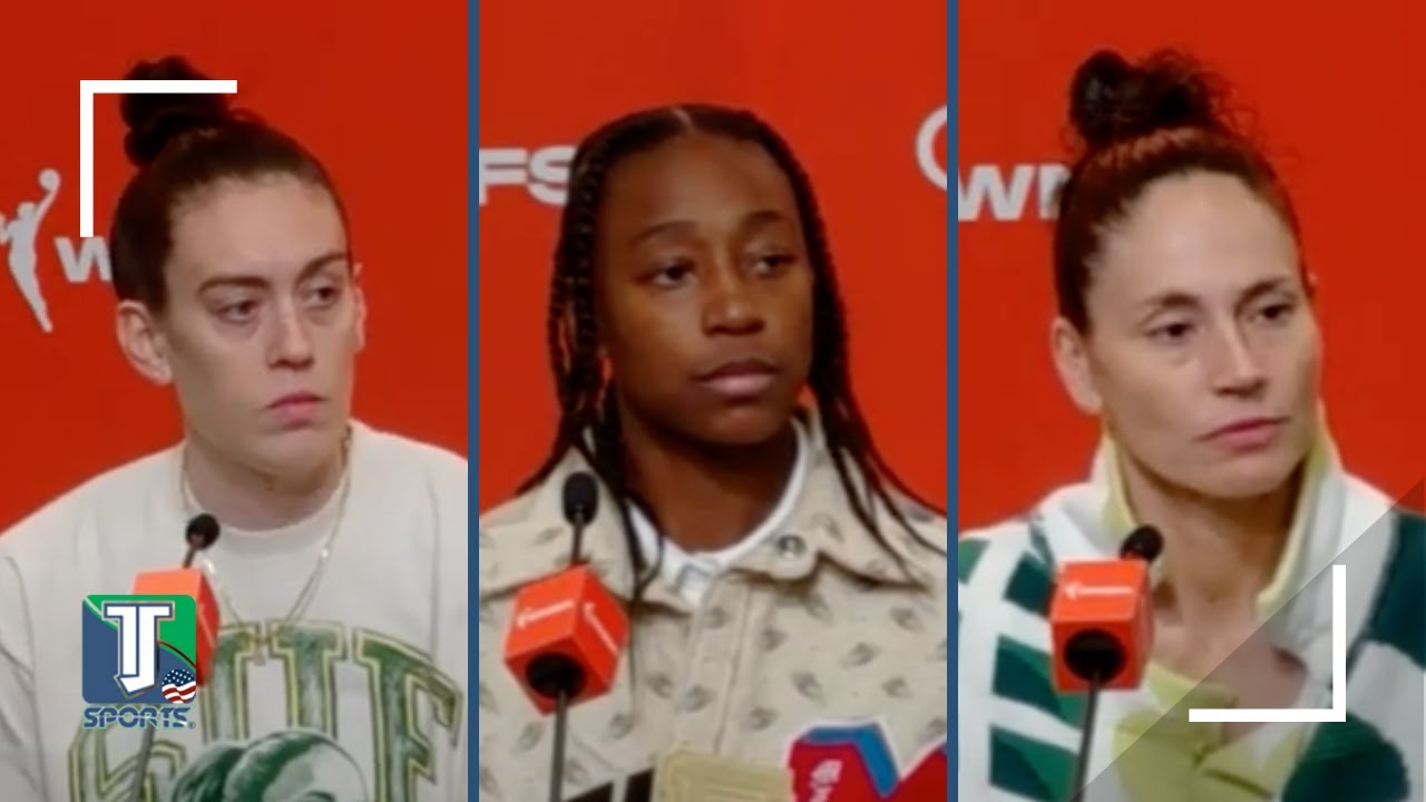 Seattle Storm players and head coach REACT to their WIN AGAINST ...