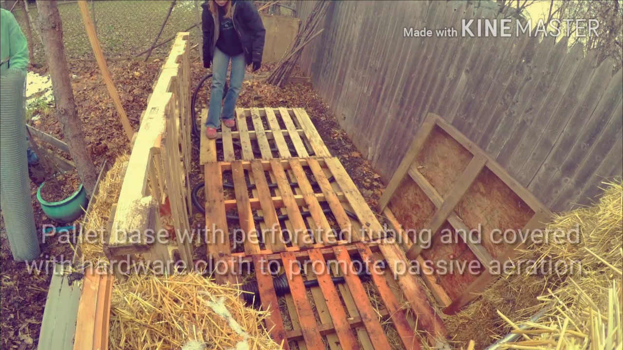 Compost heater experiment - YouTube