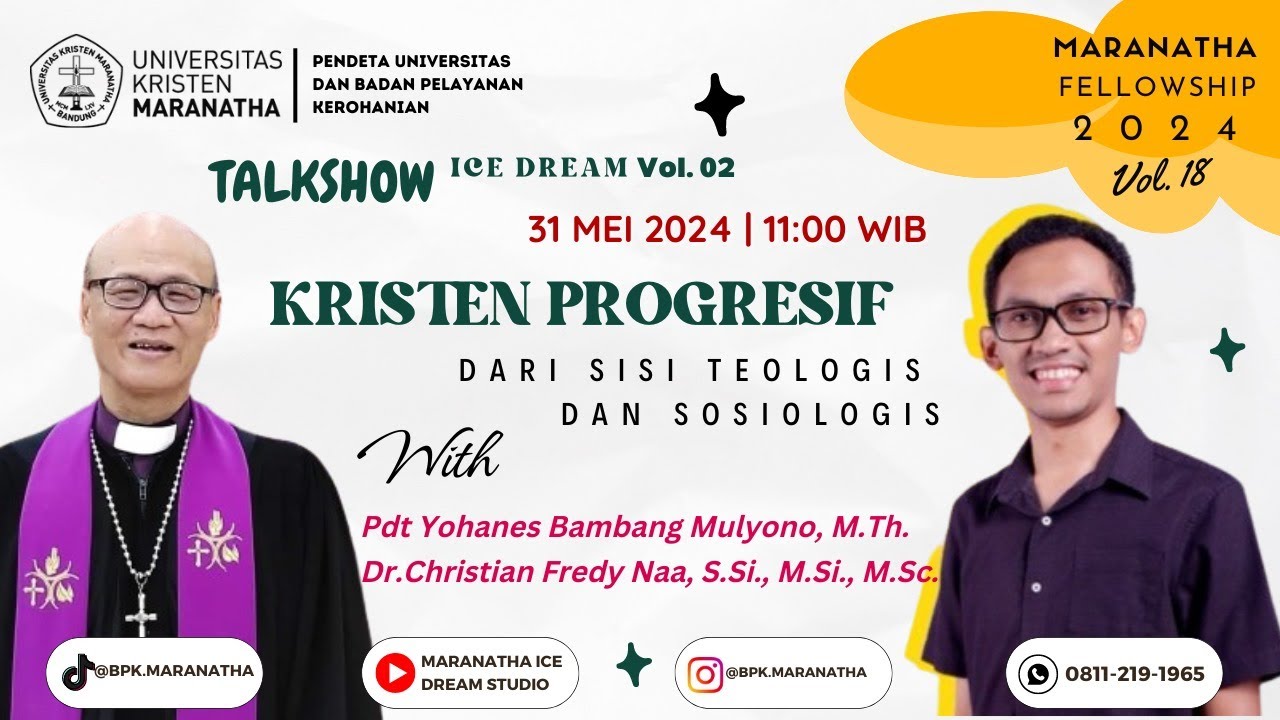 KRISTEN PROGRESIF DARI SISI TEOLOGIS DAN SOSIOLOGIS (MFVol.18 & Seminar ...