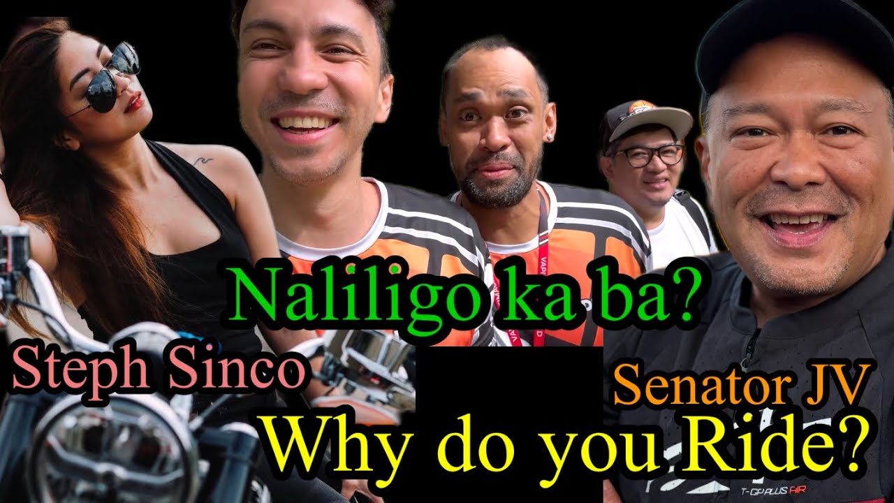 NALIGO KA BA STEPH SINCO AND SENATOR JV | Why do you MOTORCYCLE ? - YouTube