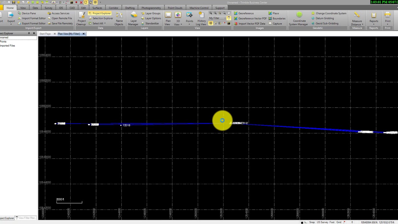 Trimble Business Center Importing JXL - YouTube