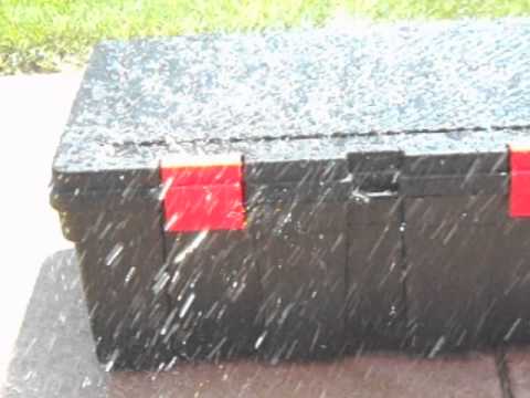 GSC 31 Gal. Storage Locker Water Test - YouTube