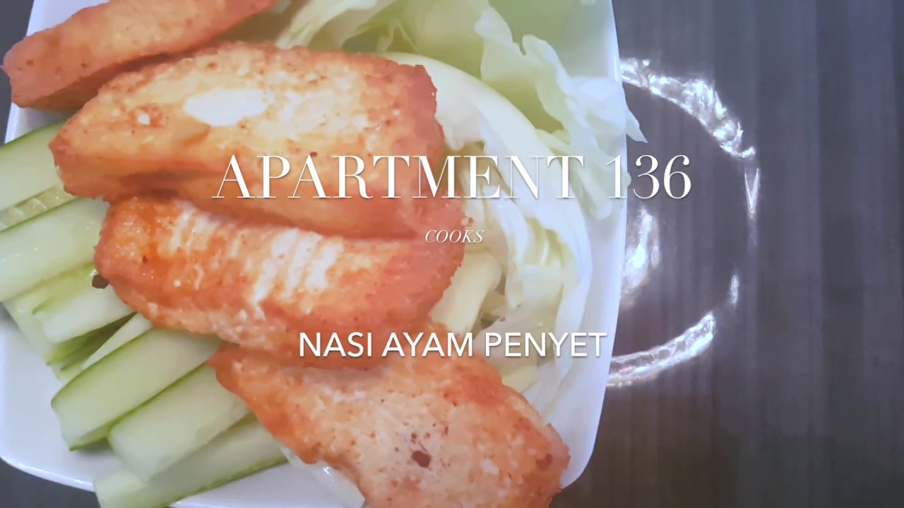 Nasi Ayam Penyet (Easy Recipe) - YouTube