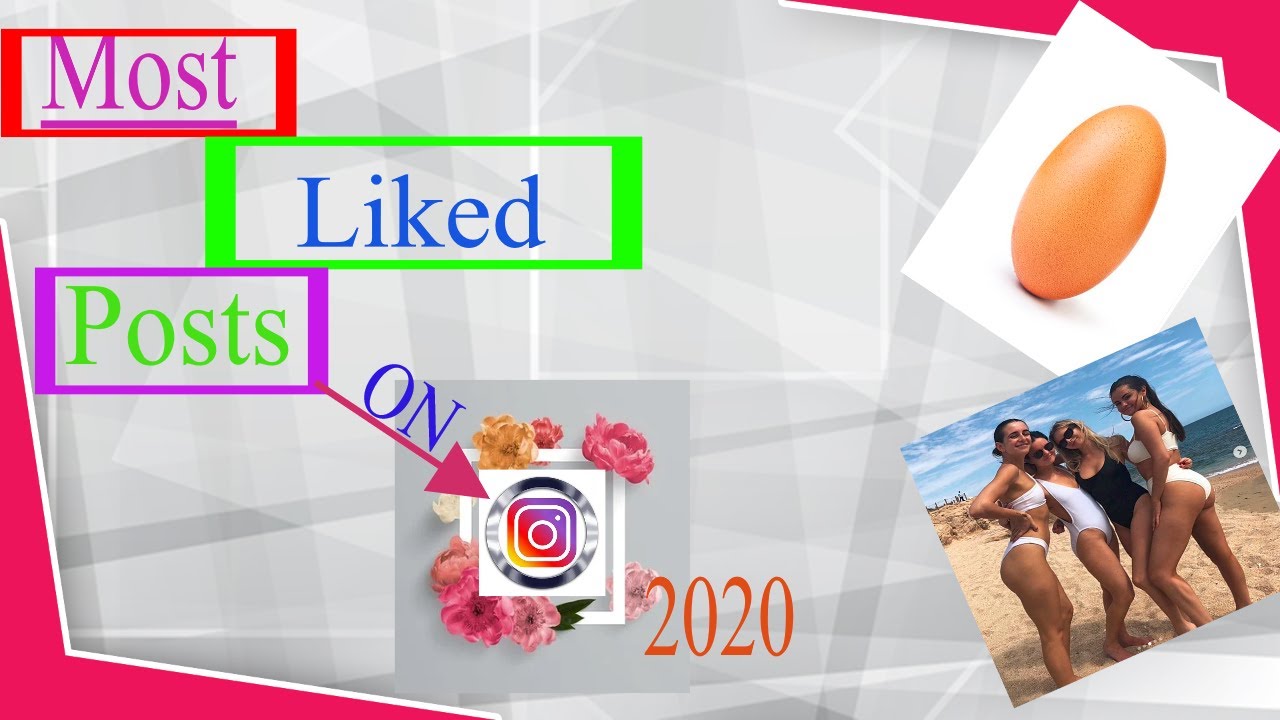 Top 20 Most Liked Posts On Instagram 2020 Youtube
