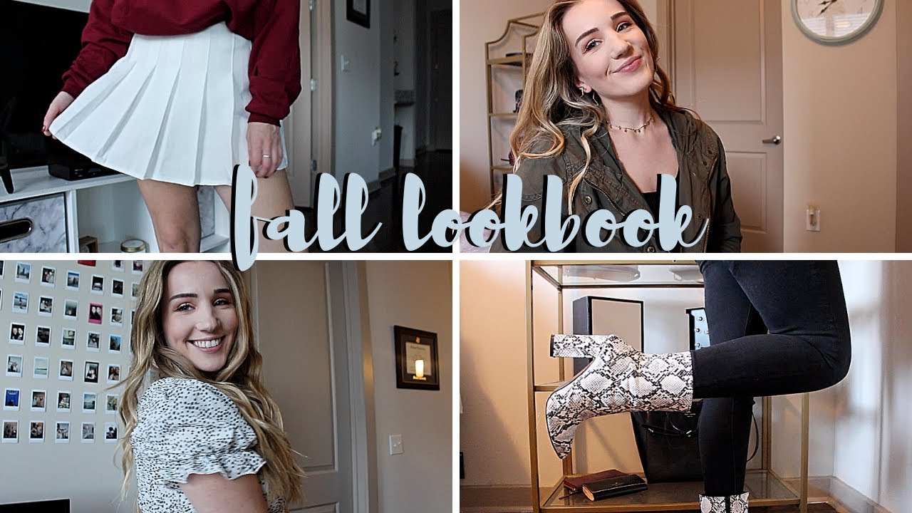 fall lookbook | fall outfit ideas - YouTube