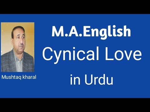Cynical Love Cynical Love in Urdu || What is Cynical Love in Urdu ...
