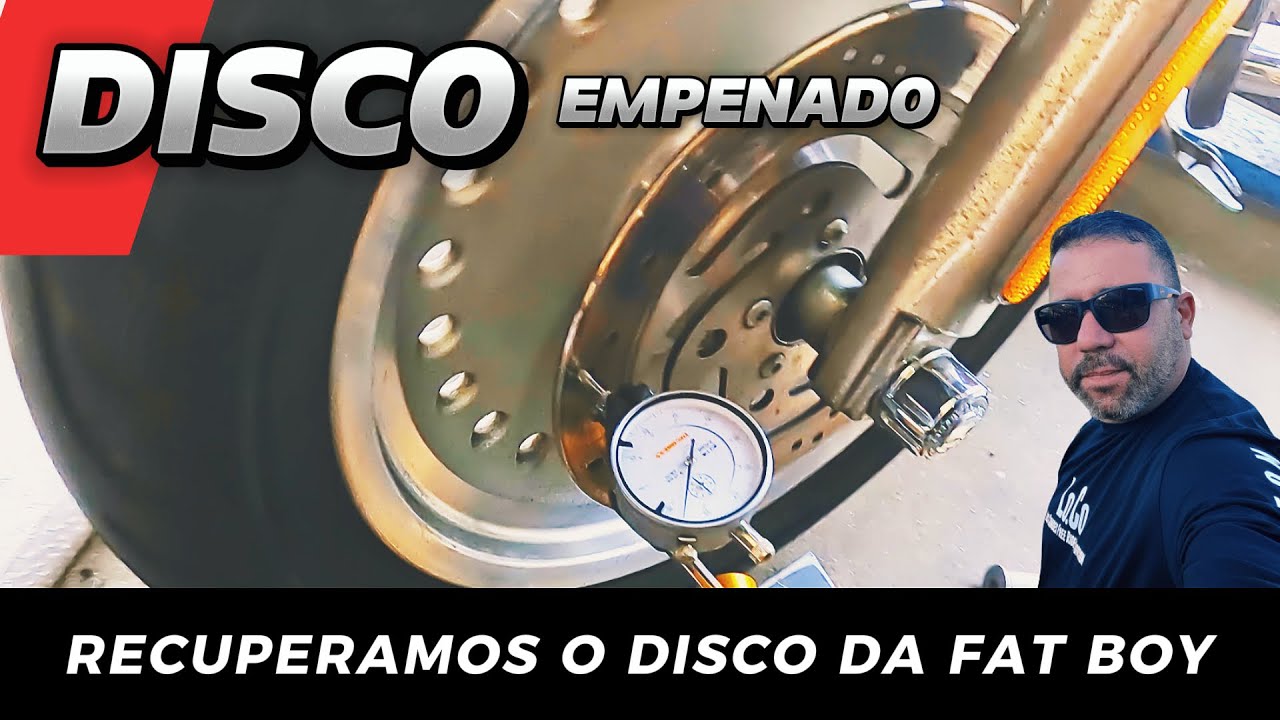 Disco de freio empenado | Harley Davidson Fat Boy - YouTube