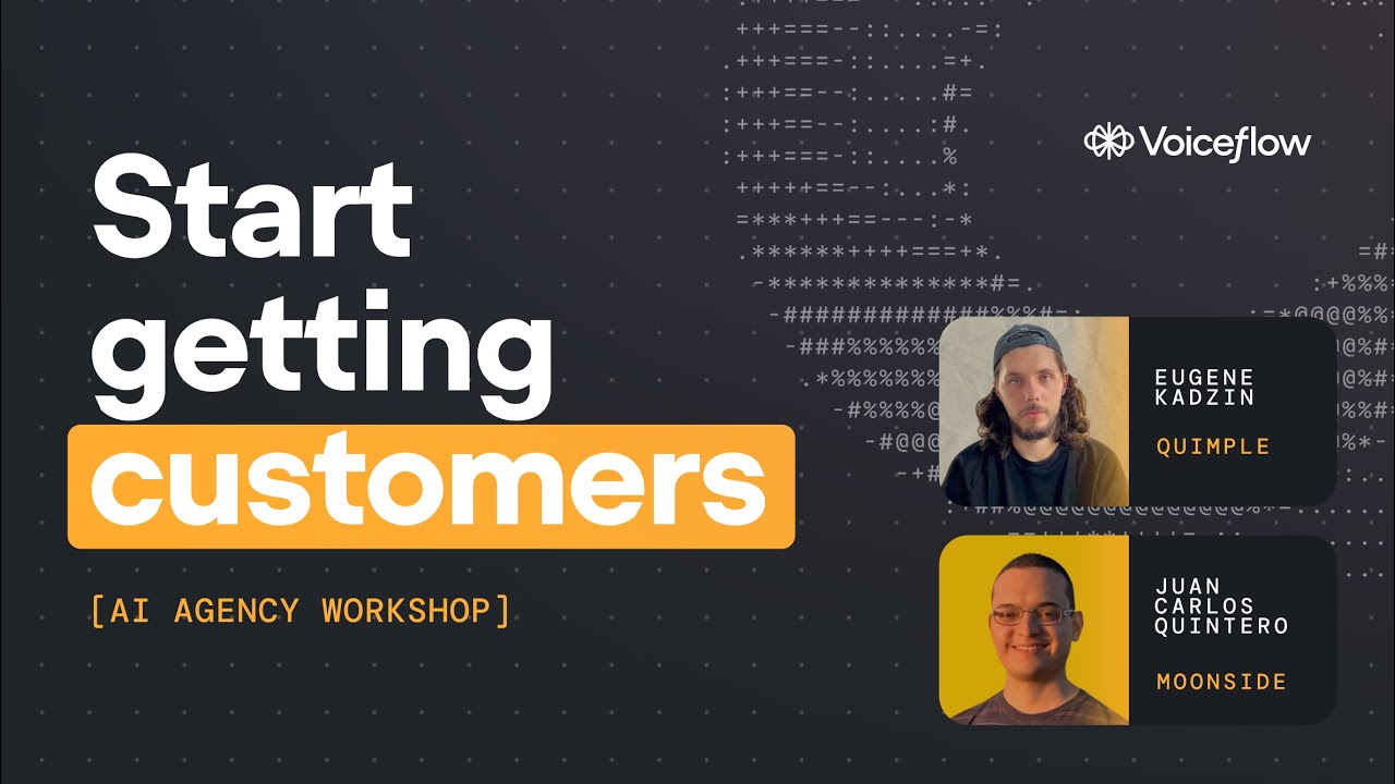 How to get leads for your AI agency | Voiceflow Workshop Event - YouTube