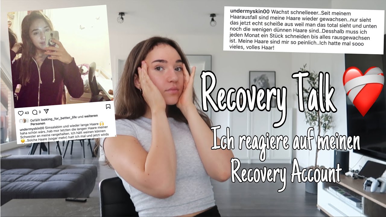 Ich reagiere auf meinen alten RECOVERY Account 😨 Recovery Talk, Tipps ...