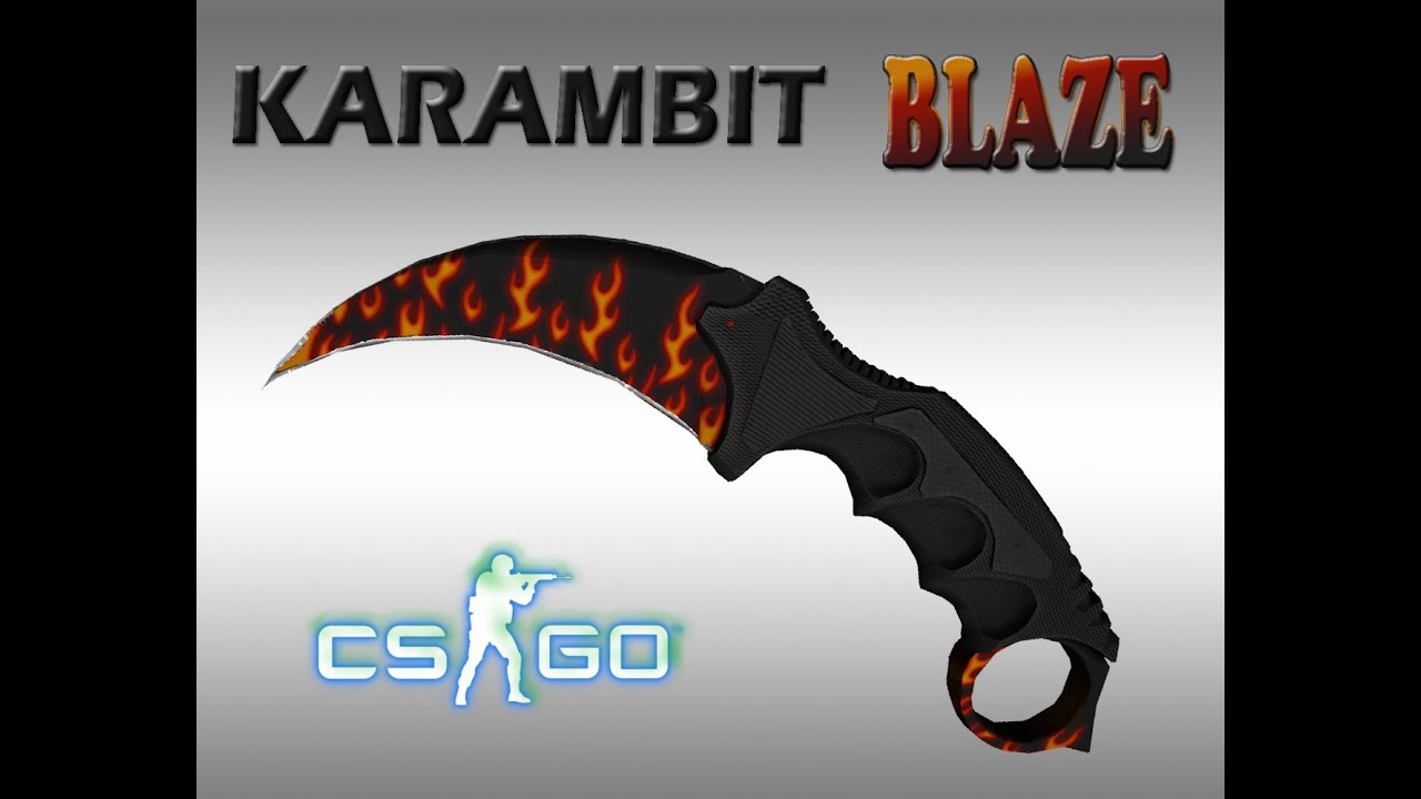 CS:GO Karambit Blaze - YouTube