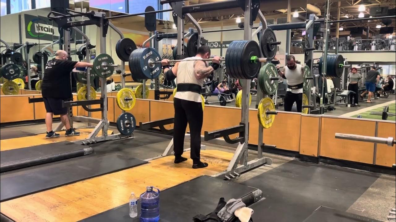 Squat 426LB X8 193KG X8 - YouTube