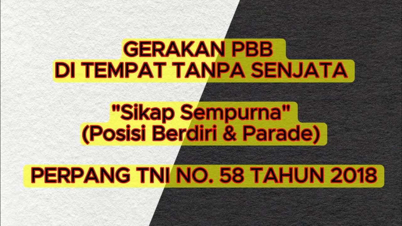 GERAKAN PBB SIKAP SEMPURNA BERDIDI & PARADE - YouTube
