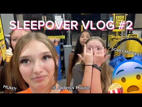 Sleepover Vlog #2 (w/ others 🙈) - YouTube