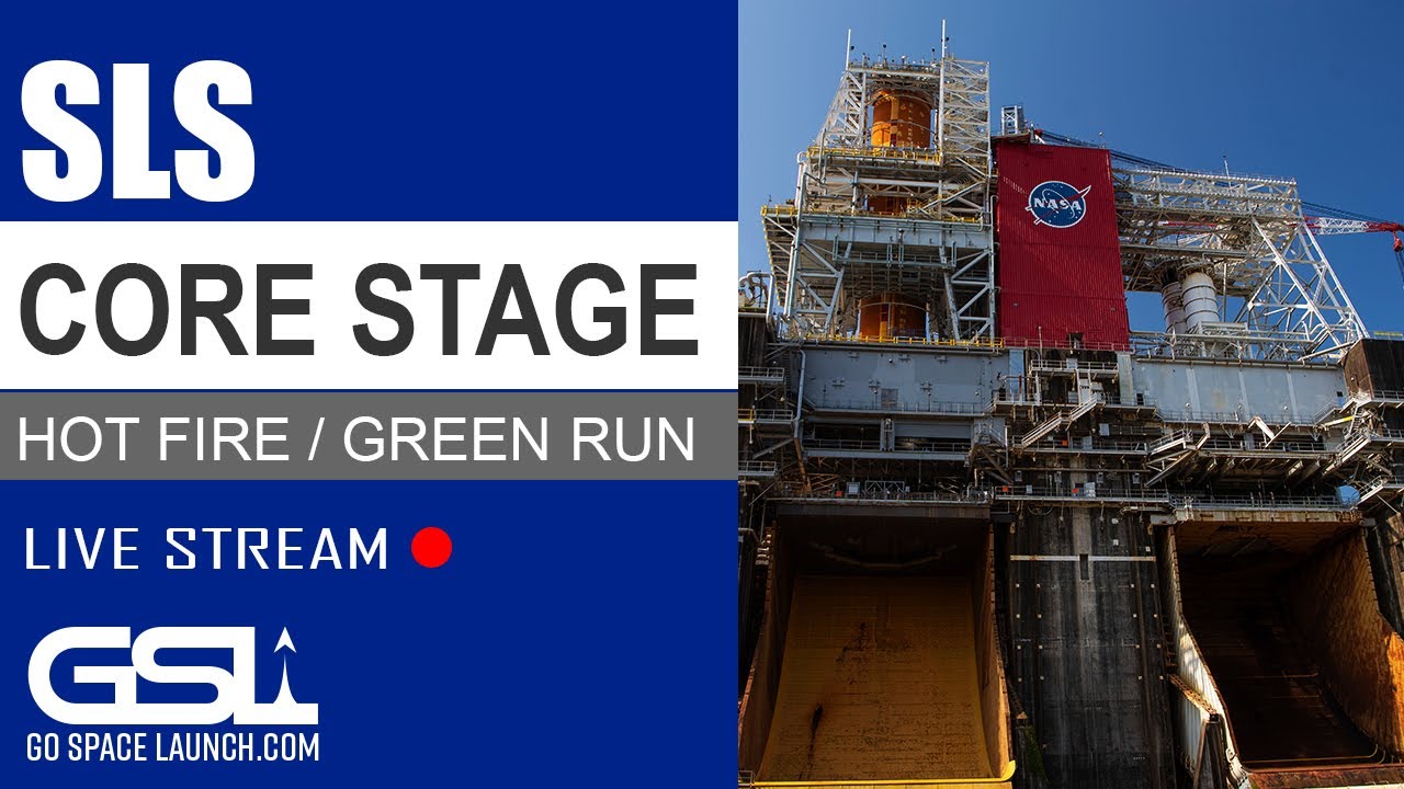 NASA Hot Fire Test SLS for Artemis I | Static Fire Green Run Test - YouTube