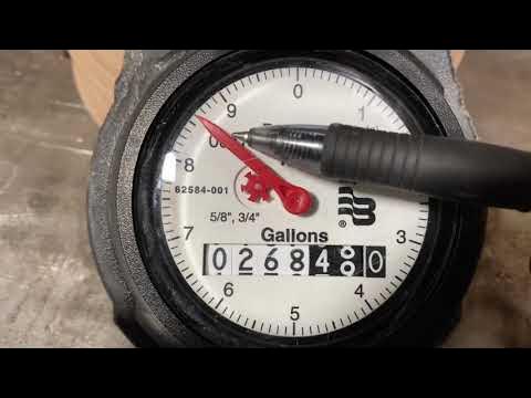 How to read your water meter. - YouTube