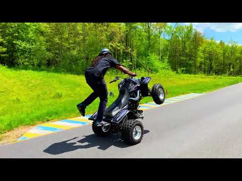 Longest Yamaha Banshee Wheelie ? @WorkOutStunts The Human Video Game ...