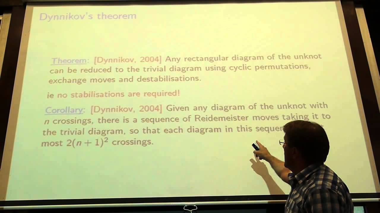 GTiNY2013 Video Series 14/20 : Marc Lackenby (4th day, 1st Talk on ...