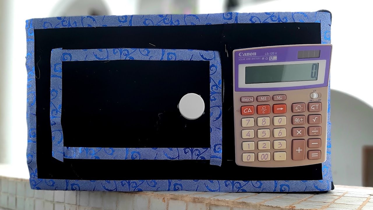 DIY TOY MICROWAVE OVEN || CARDBOARD CRAFT|| DIY TOY|| ML CRAFTS #26 ...