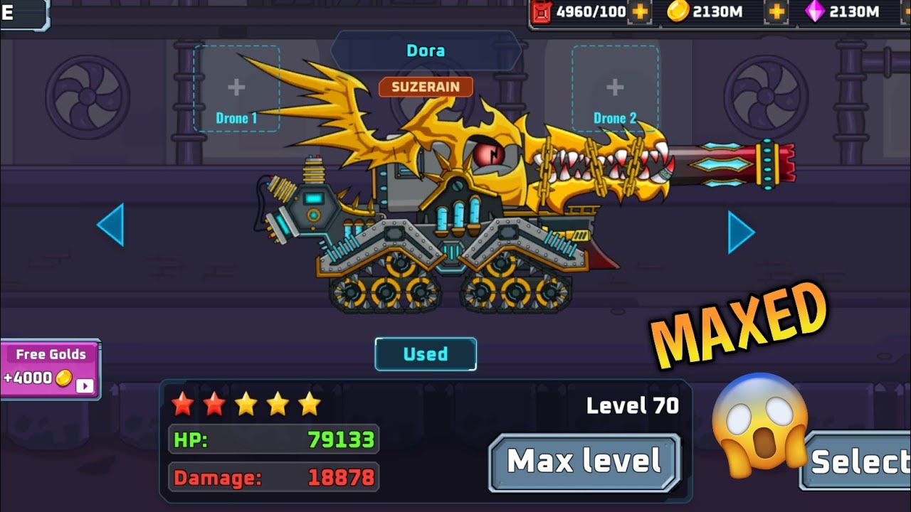 Tank Combat War Battle New Tank Dora & All 22 Tank Unlocked Maxed ...