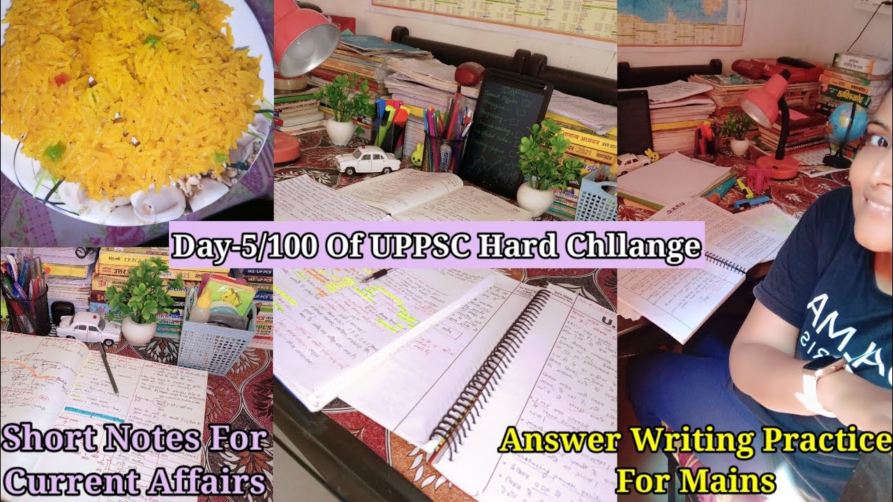 Day-5 Hard Challange For UPPSC | Answer Writing Practice Fo mains ...