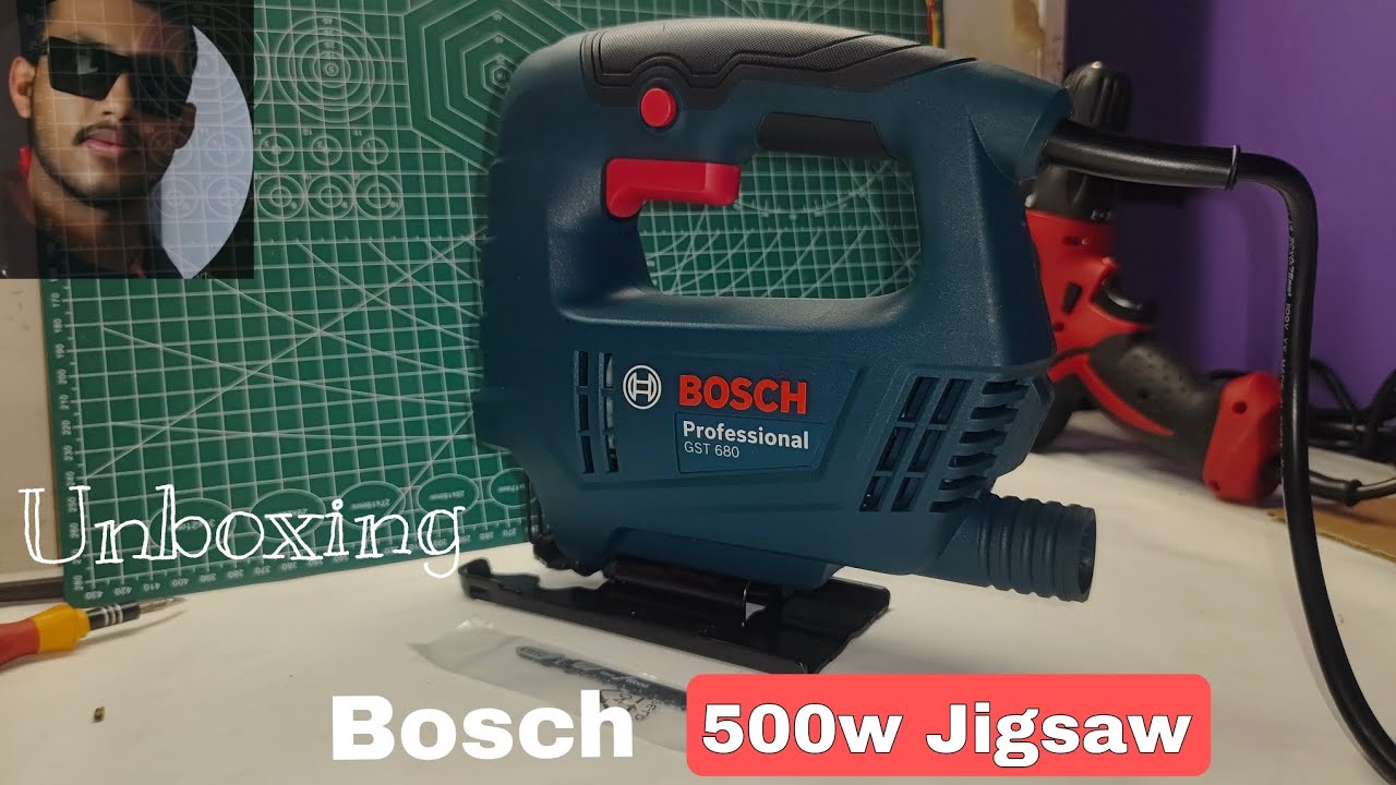 Unboxing Bosch GST 680 500w Jigsaw machine 👆👆 Best For DIY purposes ...
