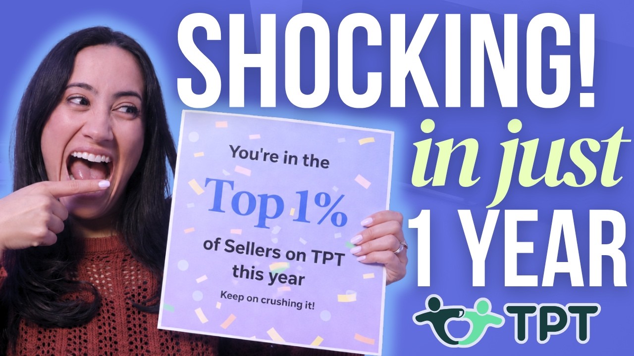 How I Made It to the Top 1% on TPT (Full-Time Teacher, No Ads) - YouTube