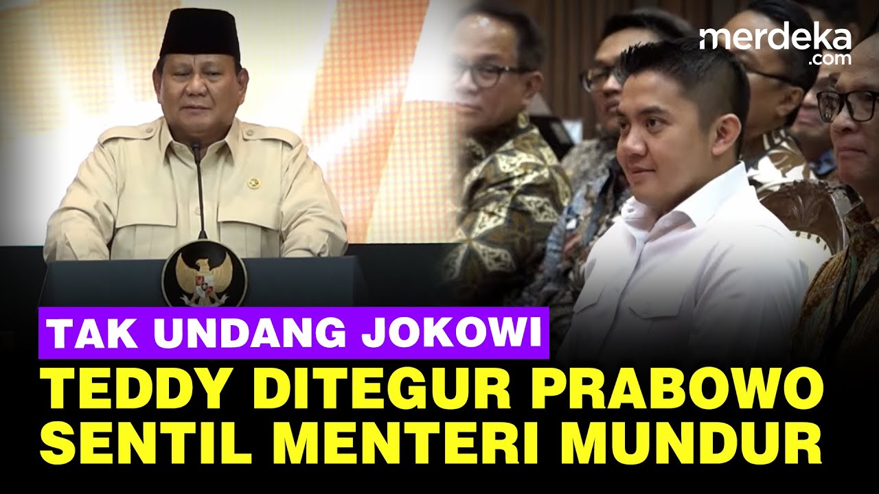 Prabowo Tegur Mayor Teddy Tak Undang Jokowi di Bank Emas, Sentil ...